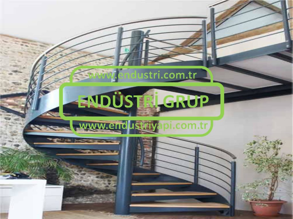 PASLANMAZ HELEZON DÖNER ÇELİK MERDİVENLER | Endustri yapi